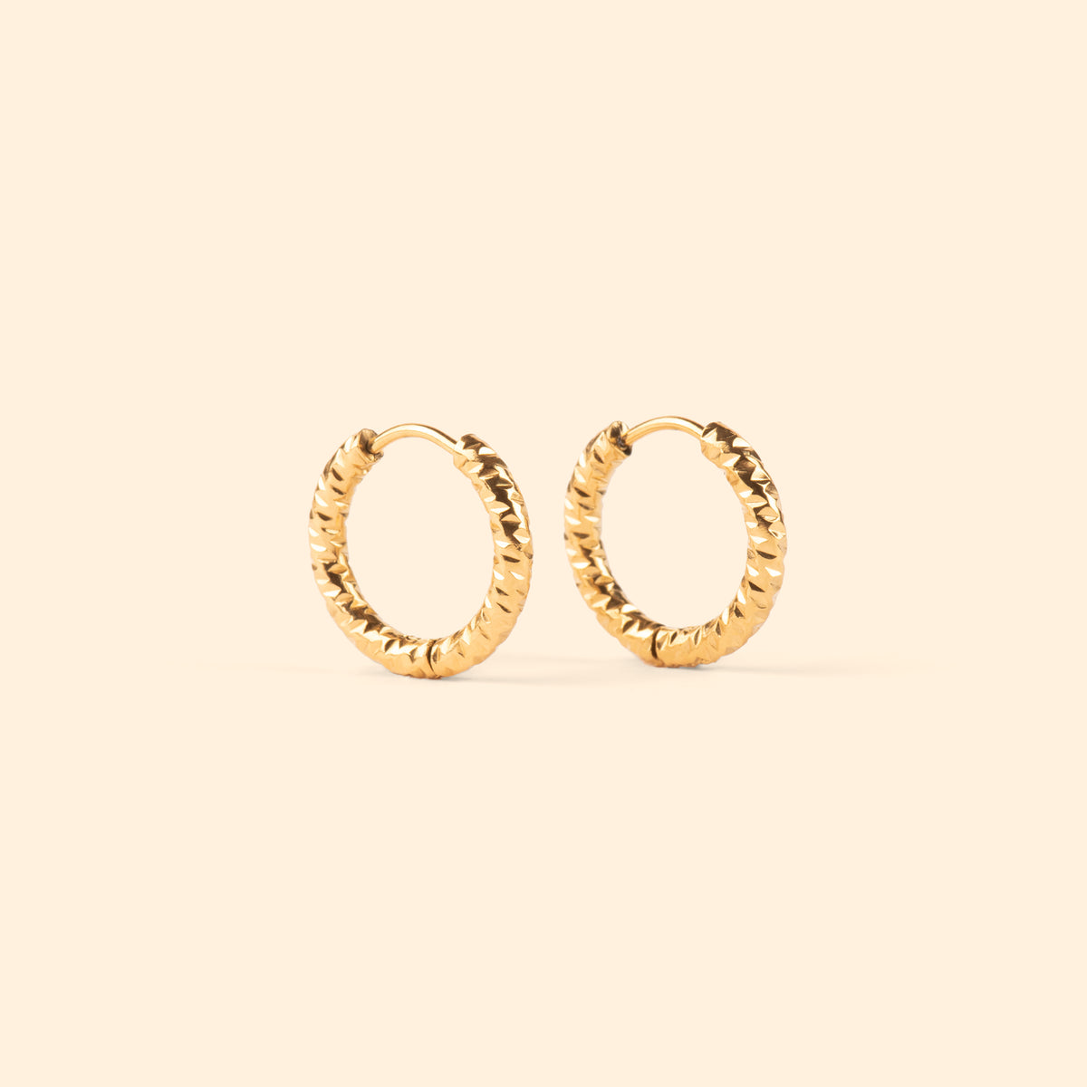 Alizée Gold Stainless Steel Earrings | Aurea Boutique